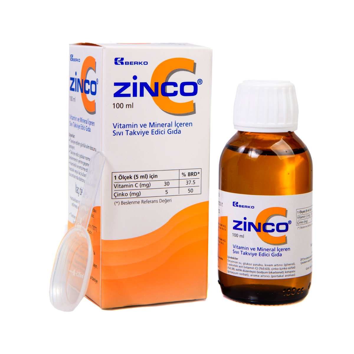 ZINCO C (Zinc + Vitamina C) 100ml sirop - Bioslo Pharma
