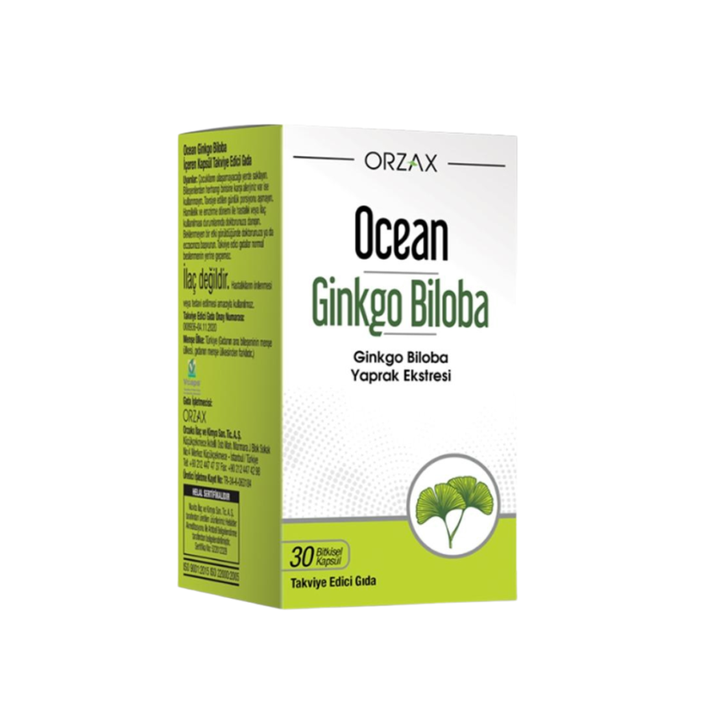 Ocean Ginkgo Biloba 120 mg N30 caps. - Bioslo Pharma